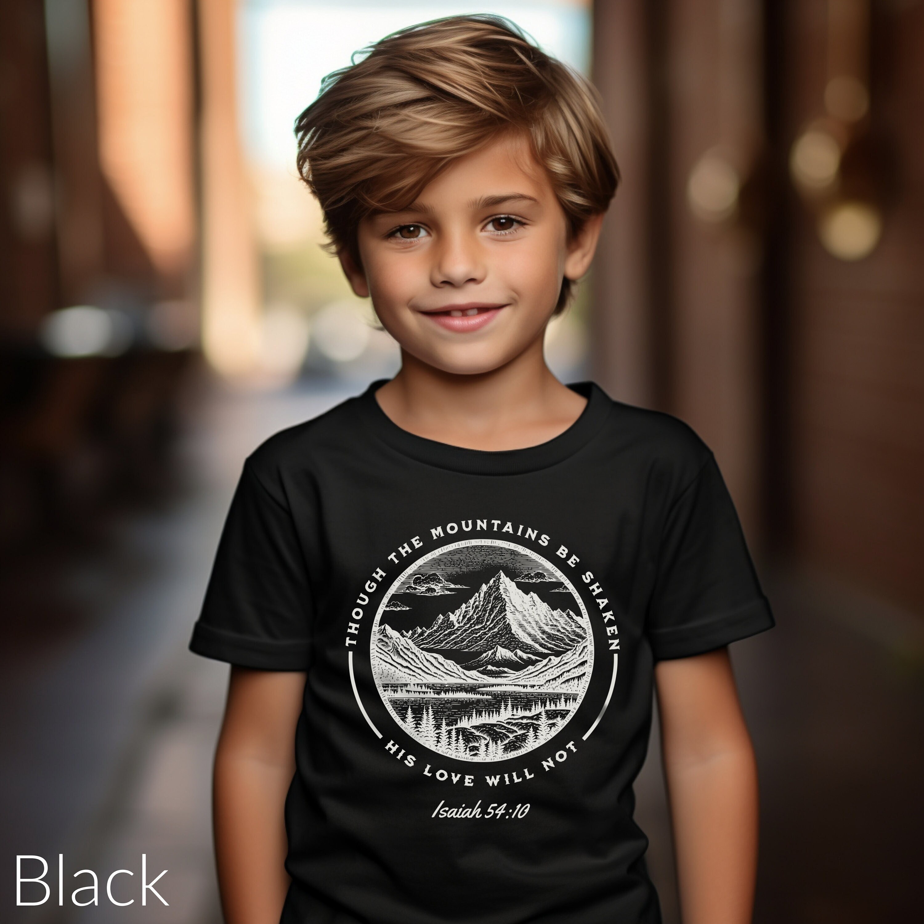 Kid's Christian Shirt, Christian Shirt, Isaiah 54 10, Christian Shirts ...