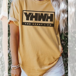 YHWH Shirt, Yahweh Shirt, Christian Shirts, Christian Graphic Tees, the ...