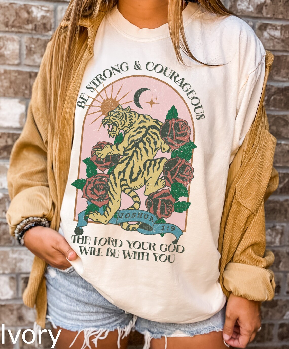 Be Strong and Courageous Shirt, Christian Shirt, Christian Graphic Tee ...
