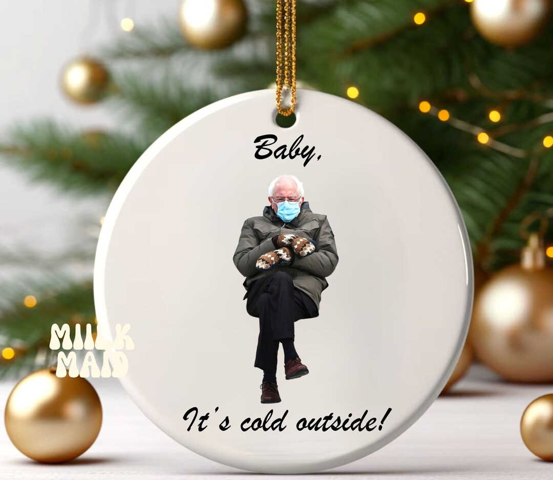Bernie Sanders Funny Memes Christmas Tree Ornament Tree - Etsy