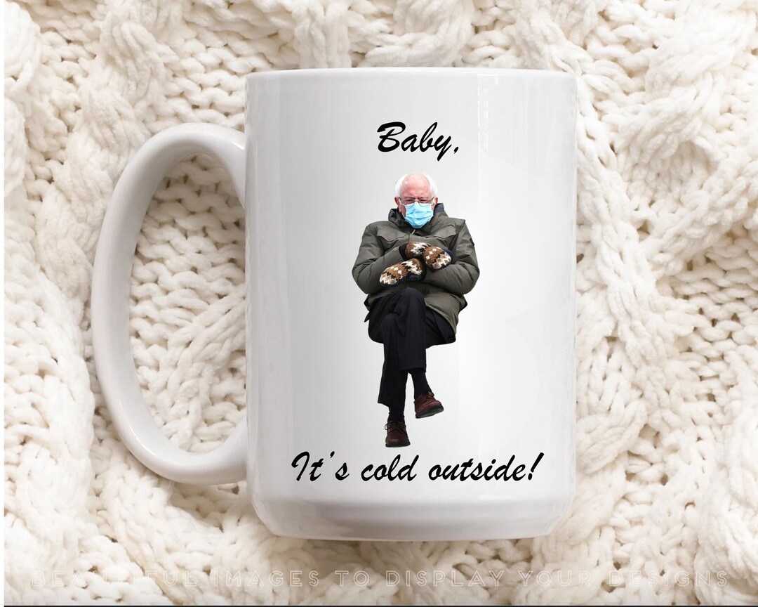 Bernie Sanders Funny Memes Christmas Coffee Mug Mittens and - Etsy