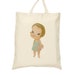 Yoshitomo Nara Tote Emo Piggy Girl Canvas Tote Bag | Yoshitomo Nara ...