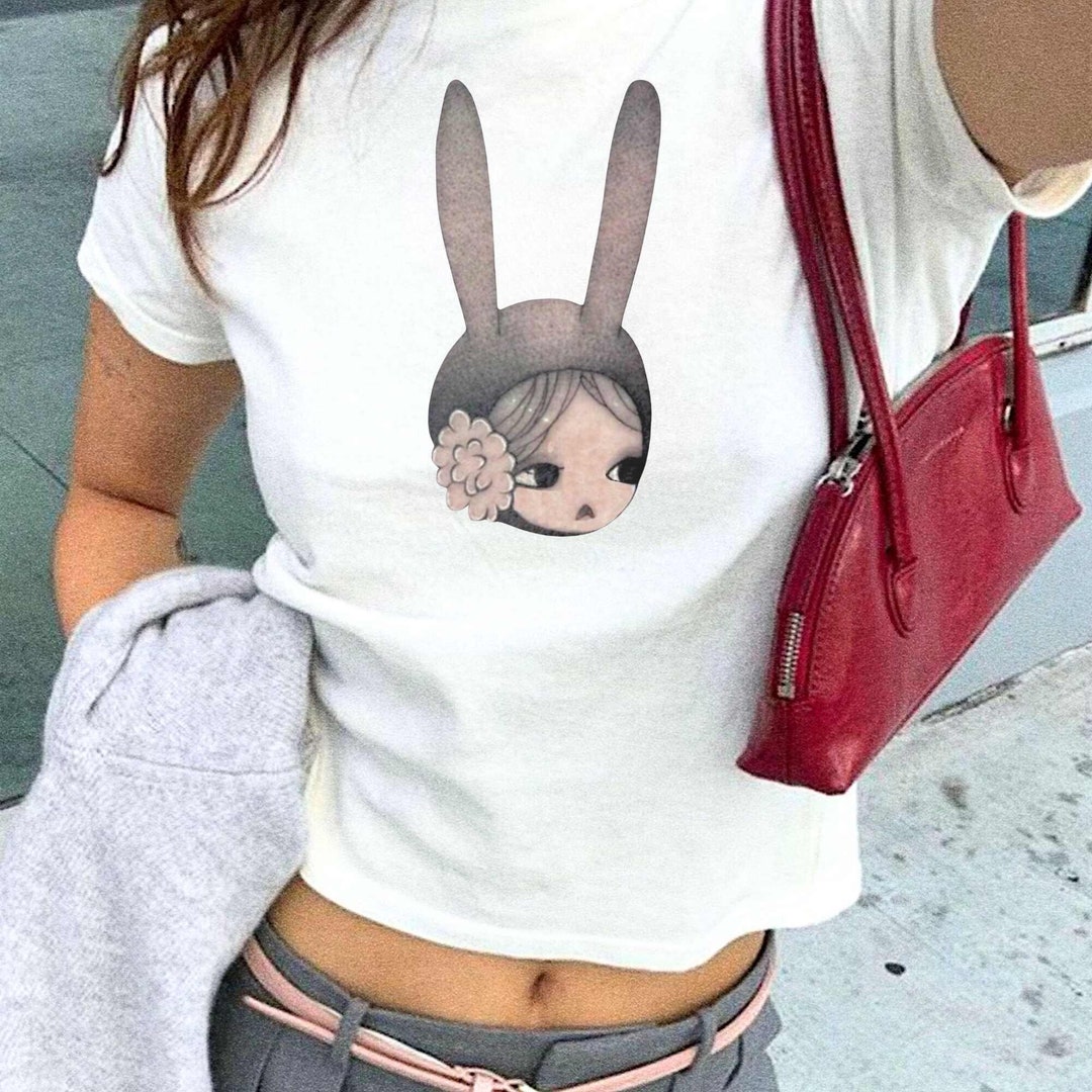 Aya Takano Shirt Big Eyes Bunny Girl Tee | Aya Takano Bunny Art Print ...