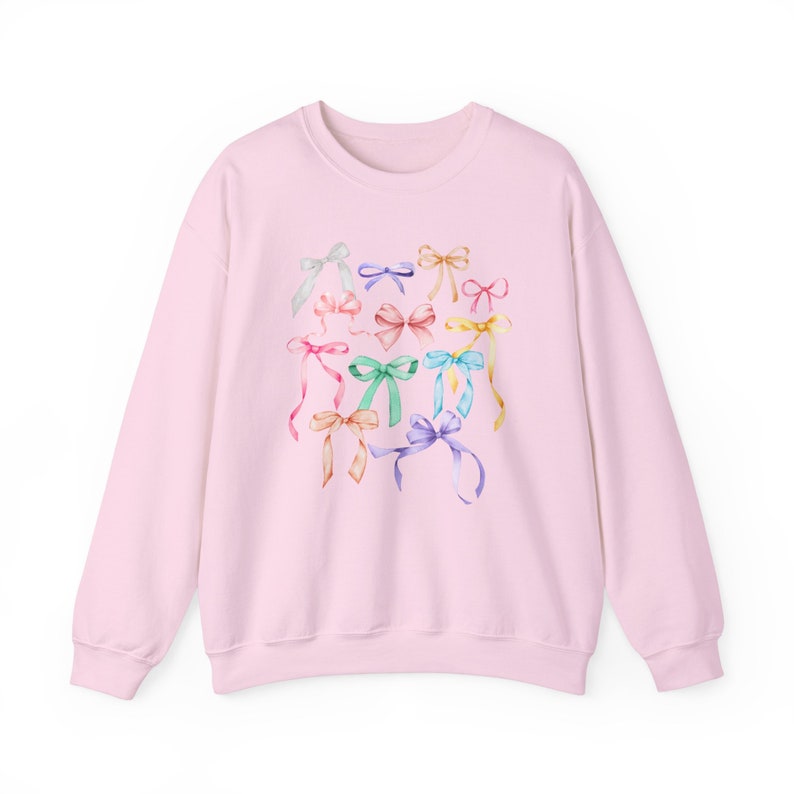 Dollette Coquette Y2k Aesthetic Ribbon Bows Girly Sweatshirt Cottage ...
