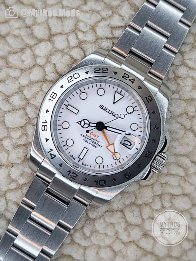 Seiko polar Explorer Ii Submariner Style Homage - Etsy