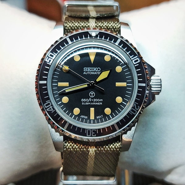 Seiko Milsub Watch - Etsy