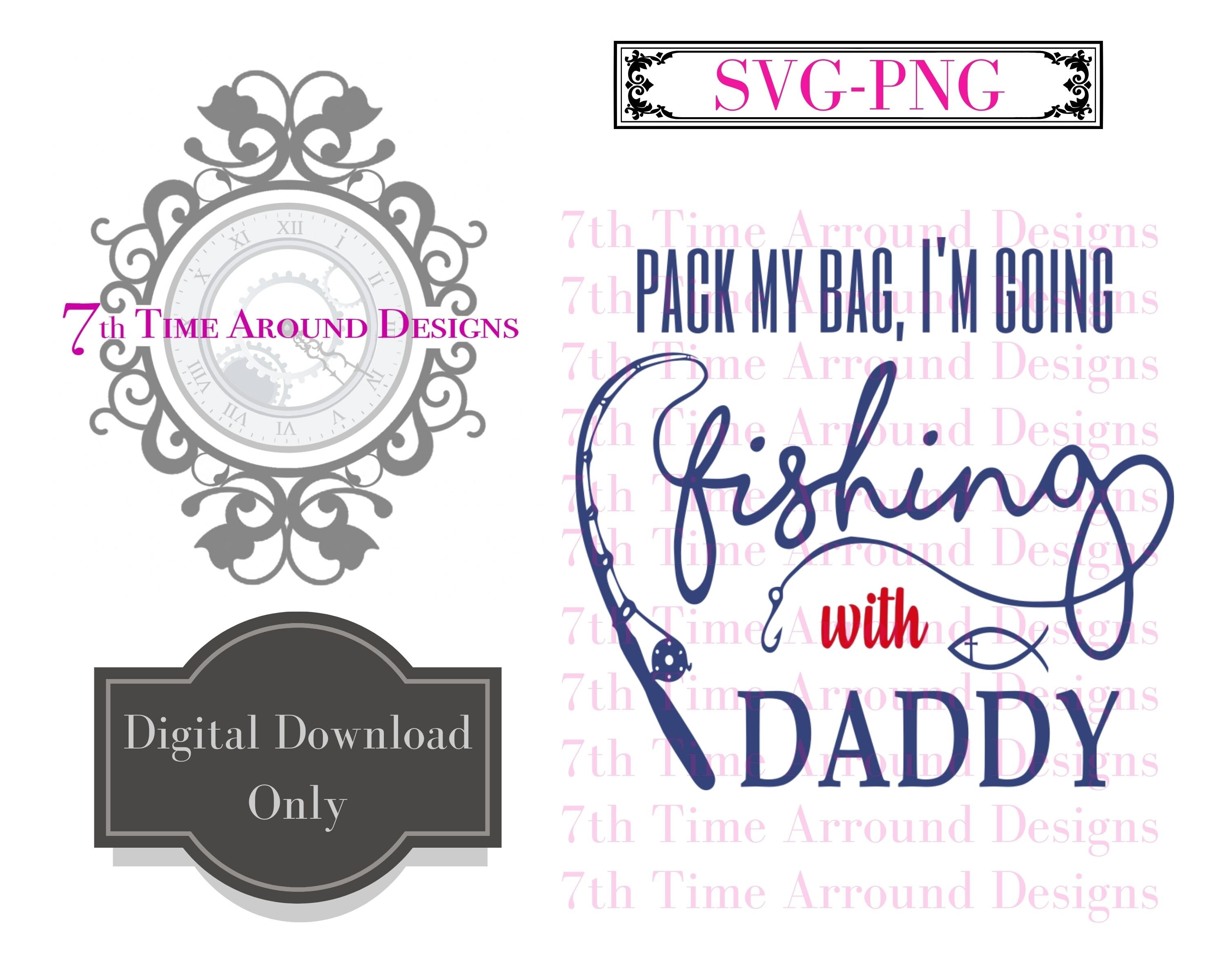 Fishing With Dad Svg - Etsy