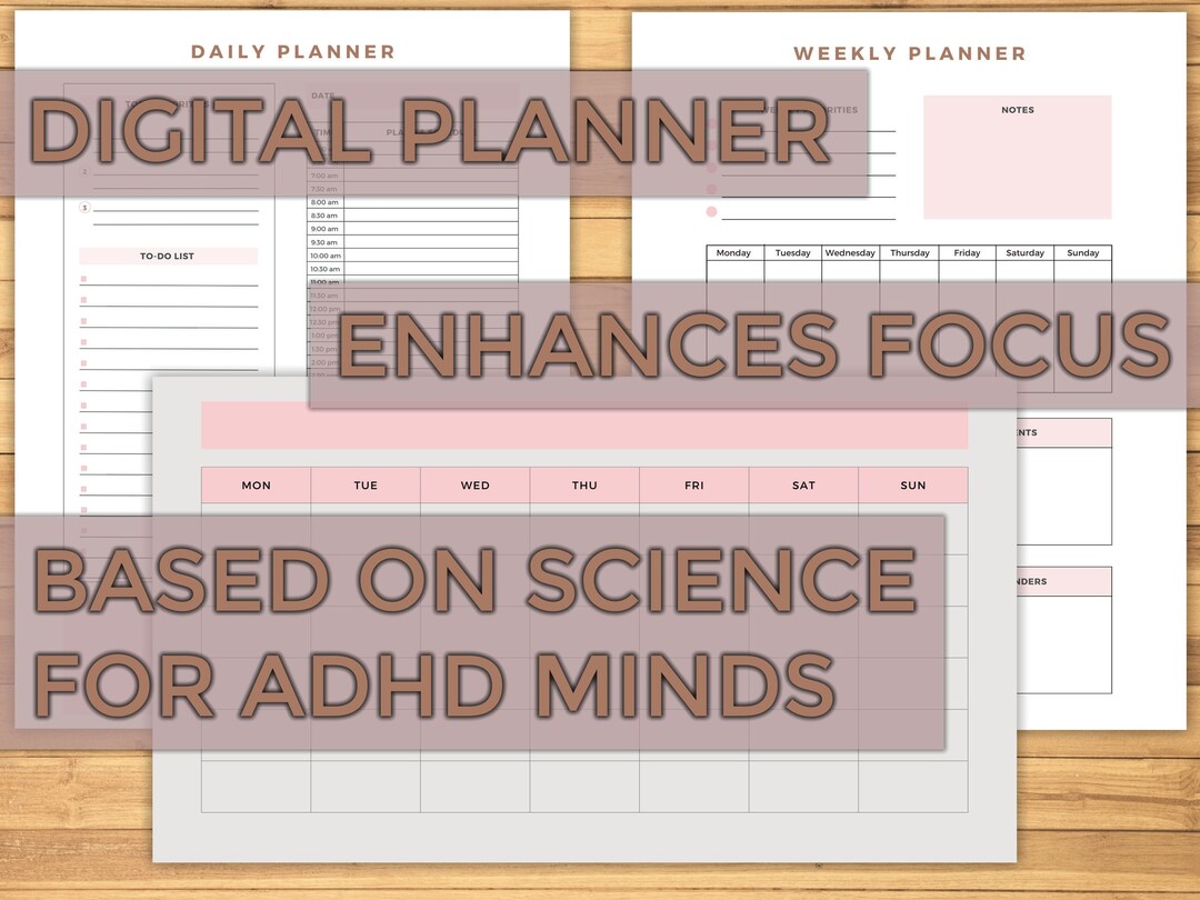 Ultimate Printable Planner - Daily, Weekly, and Monthly PDF Pages ...
