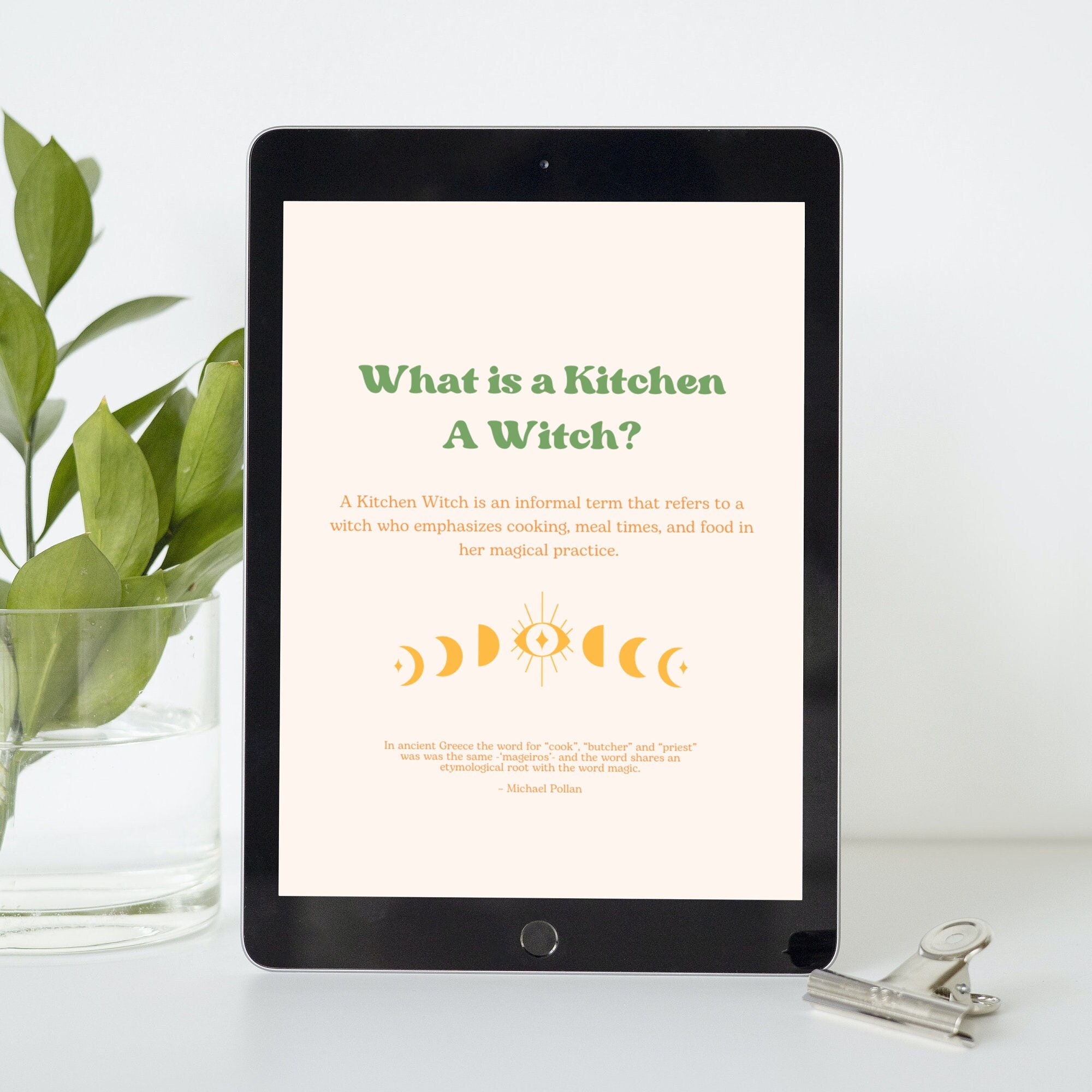 Kitchen Witch Beginners Guide Kitchen Witch Kit Downloadable Guide ...