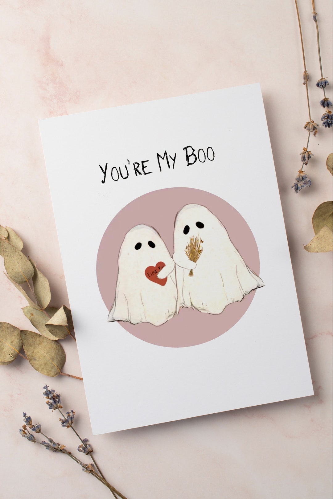 You're My Boo Instant Download Card | Valentines Day Themed Card ...