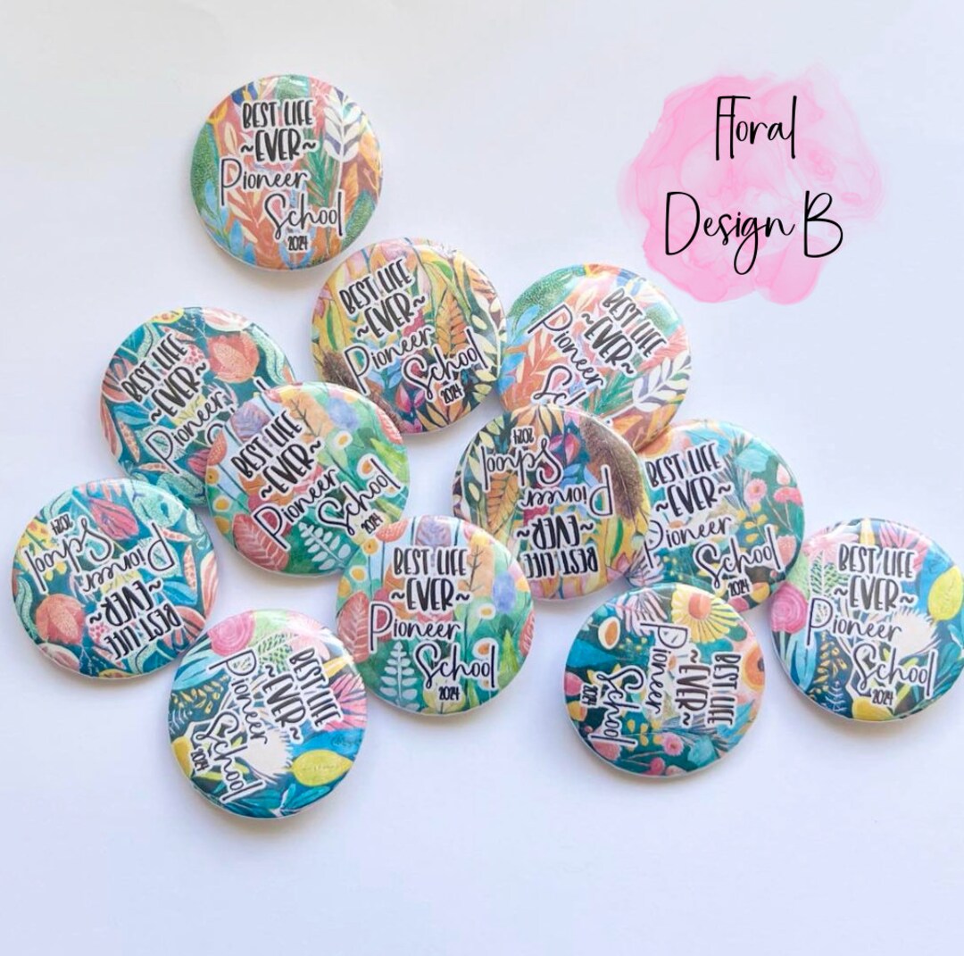 Pioneer School 2024 Button Pins, JW Pioneer School Gifts, JW Gifts, JW ...