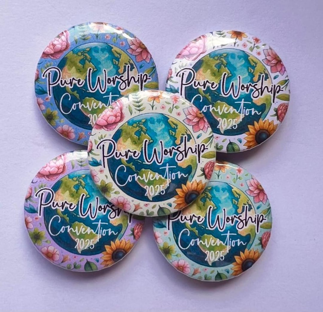 JW Pure Worship Special Convention Pins, JW Gifts, Pure Worship ...