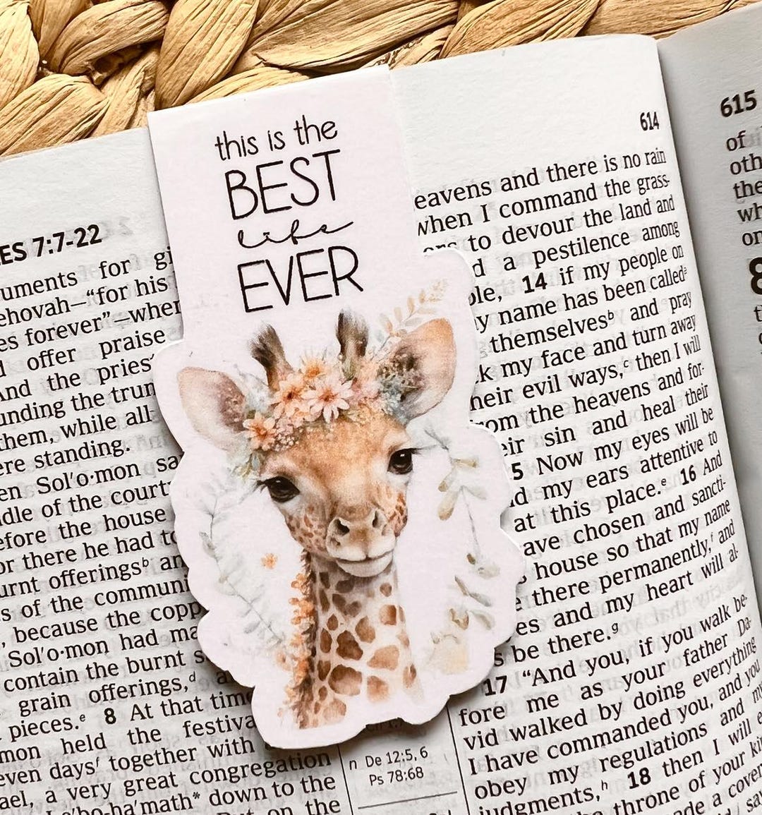 Animal Magnetic Bookmarks, Best Life Ever Bookmarks, JW Gifts - Etsy