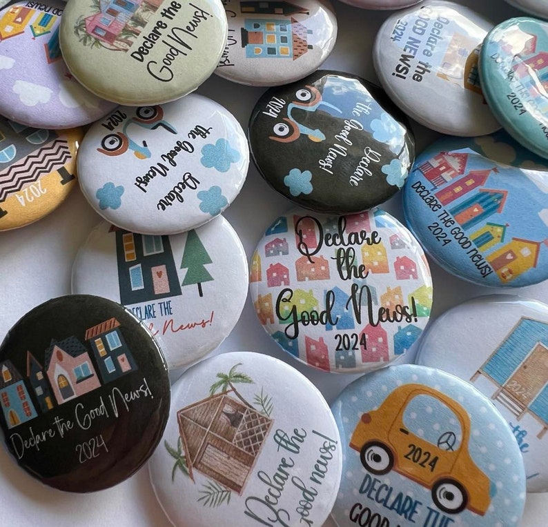 Declare The Good News Jw Convention Pins Jw Convention Badges 2024