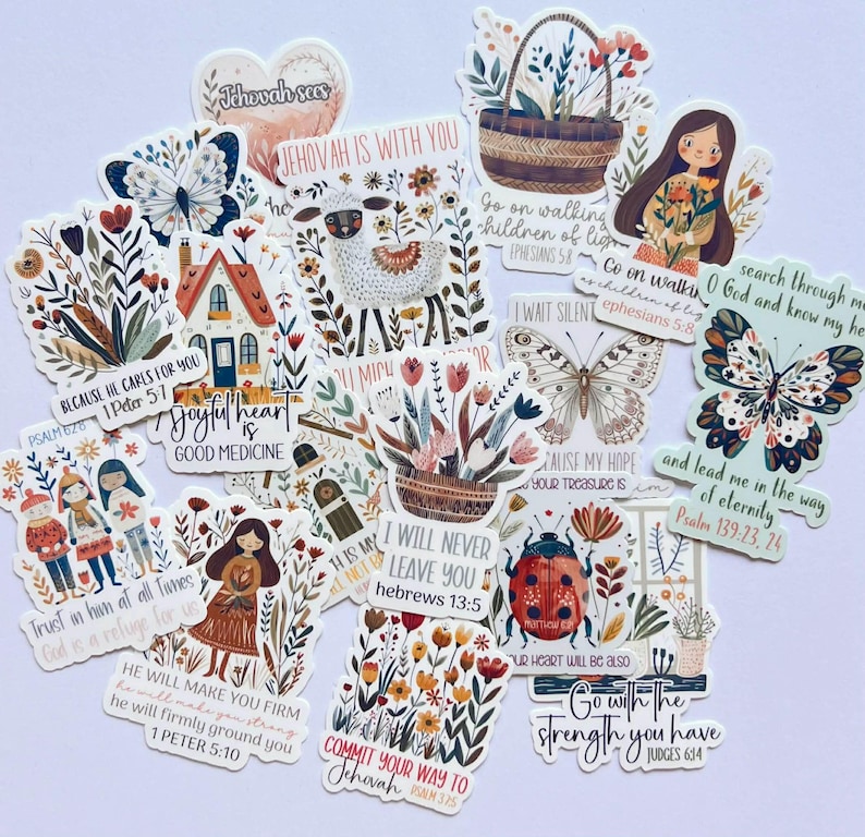 JW Scripture Sticker Pack: JW Gifts - Etsy