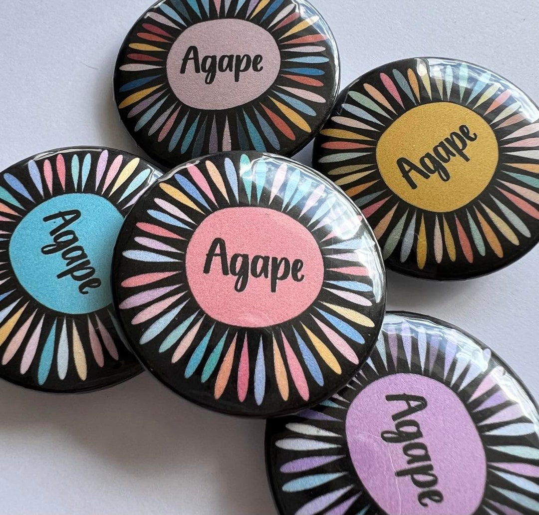 Agape Badges, JW Gifts, 32mm JW Badges, Congregation Gifts, Pioneer ...