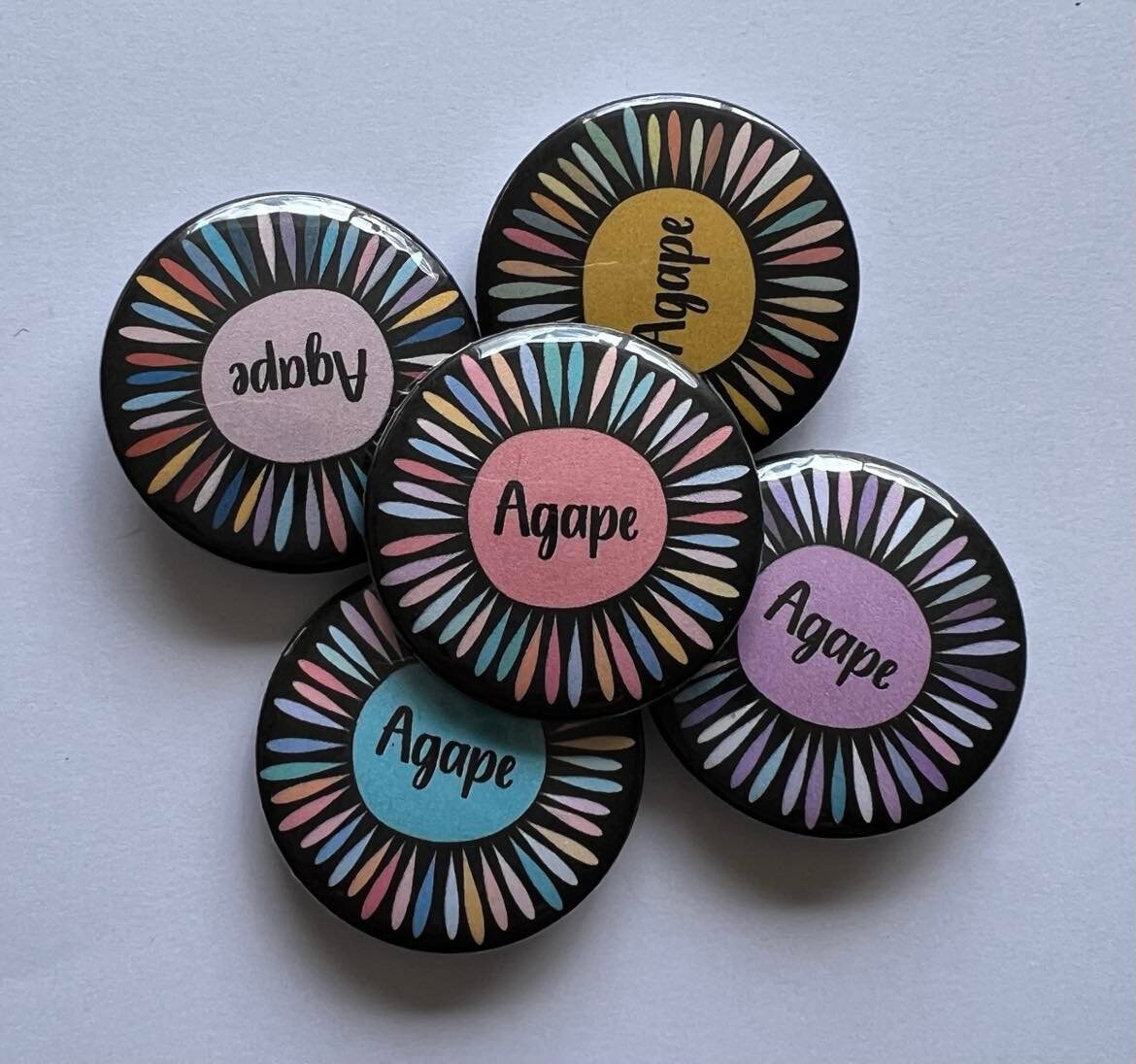 Agape Badges, JW Gifts, 32mm JW Badges, Congregation Gifts, Pioneer ...