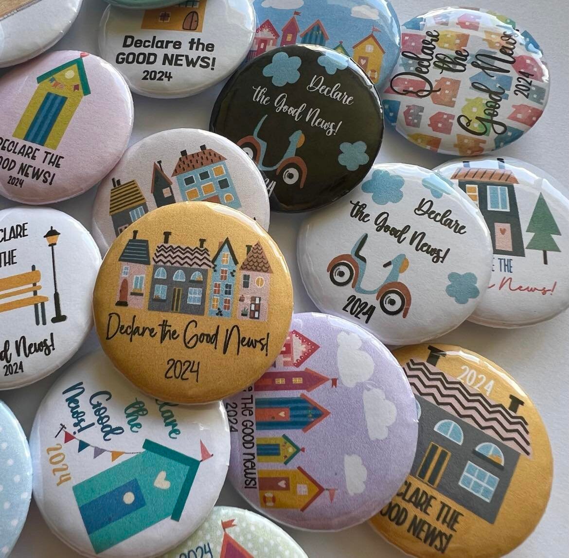 Declare the Good News JW Convention Pins, JW Convention Badges, 2024 ...