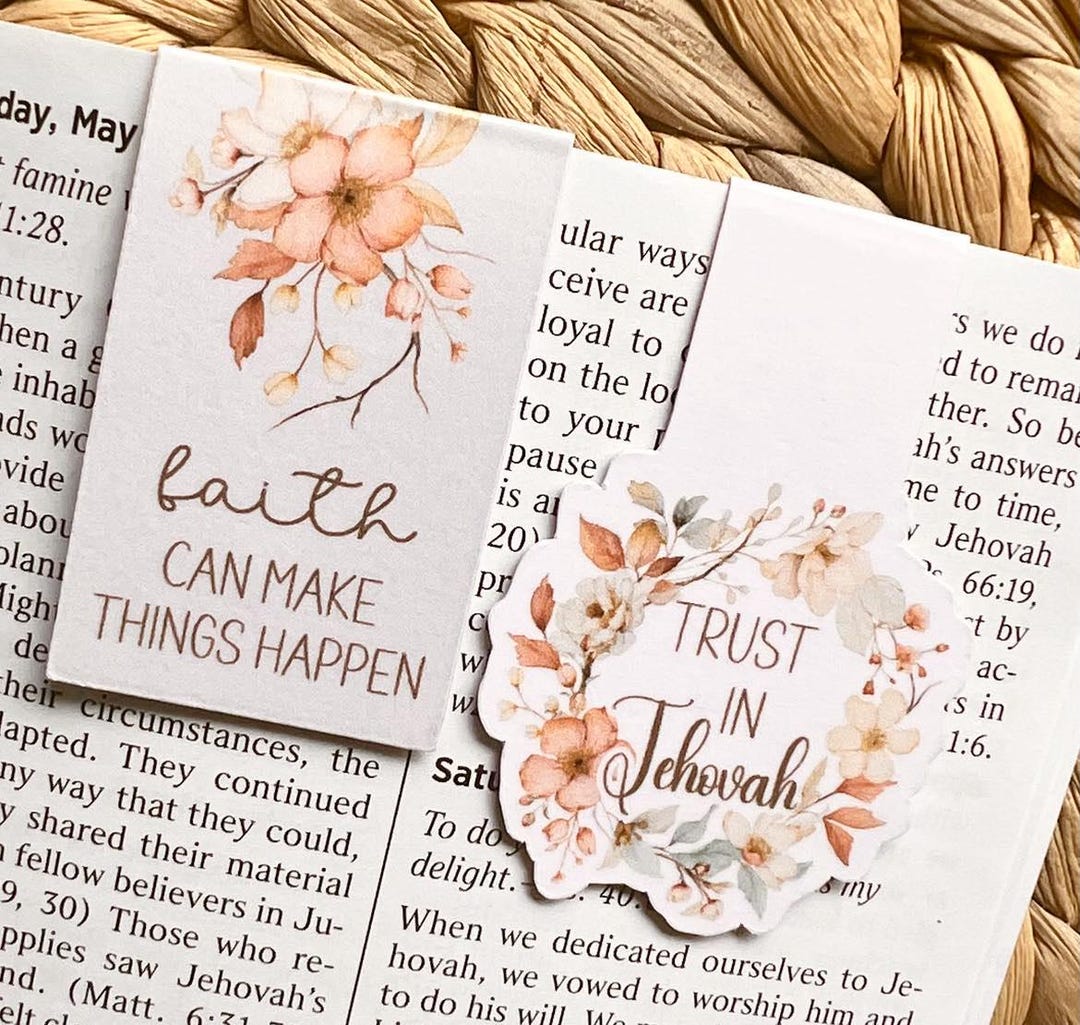 JW Magnetic Bookmark Set, JW Bookmarks, JW Gifts - Etsy