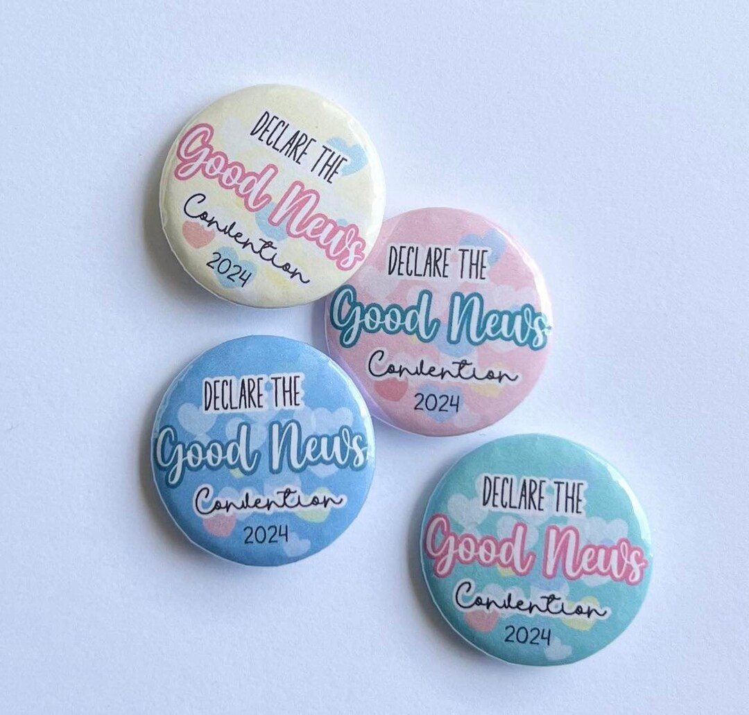 JW Convention Badges, JW Special Convention 2024, Declare the Good News ...