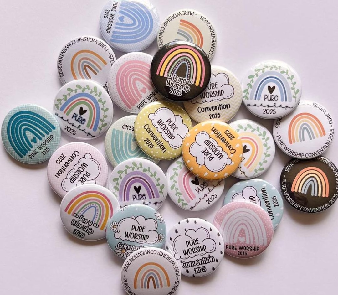 Pure Worship Convention Pins, Pure Worship Button Pins, JW Kids - Etsy