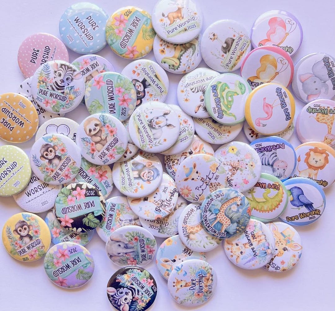 JW Kids Pins, Large JW Pure Worship Kids Pin Pack, JW Convention 2025 ...