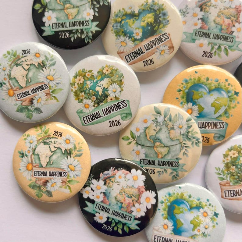 JW Eternal Happiness World Pins: (24 Pack) JW Special Convention Gifts ...