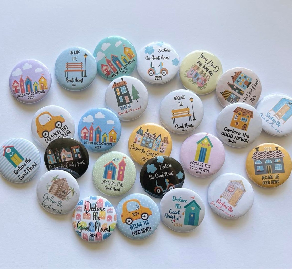 Declare The Good News Jw Convention Pins Jw Convention Badges 2024