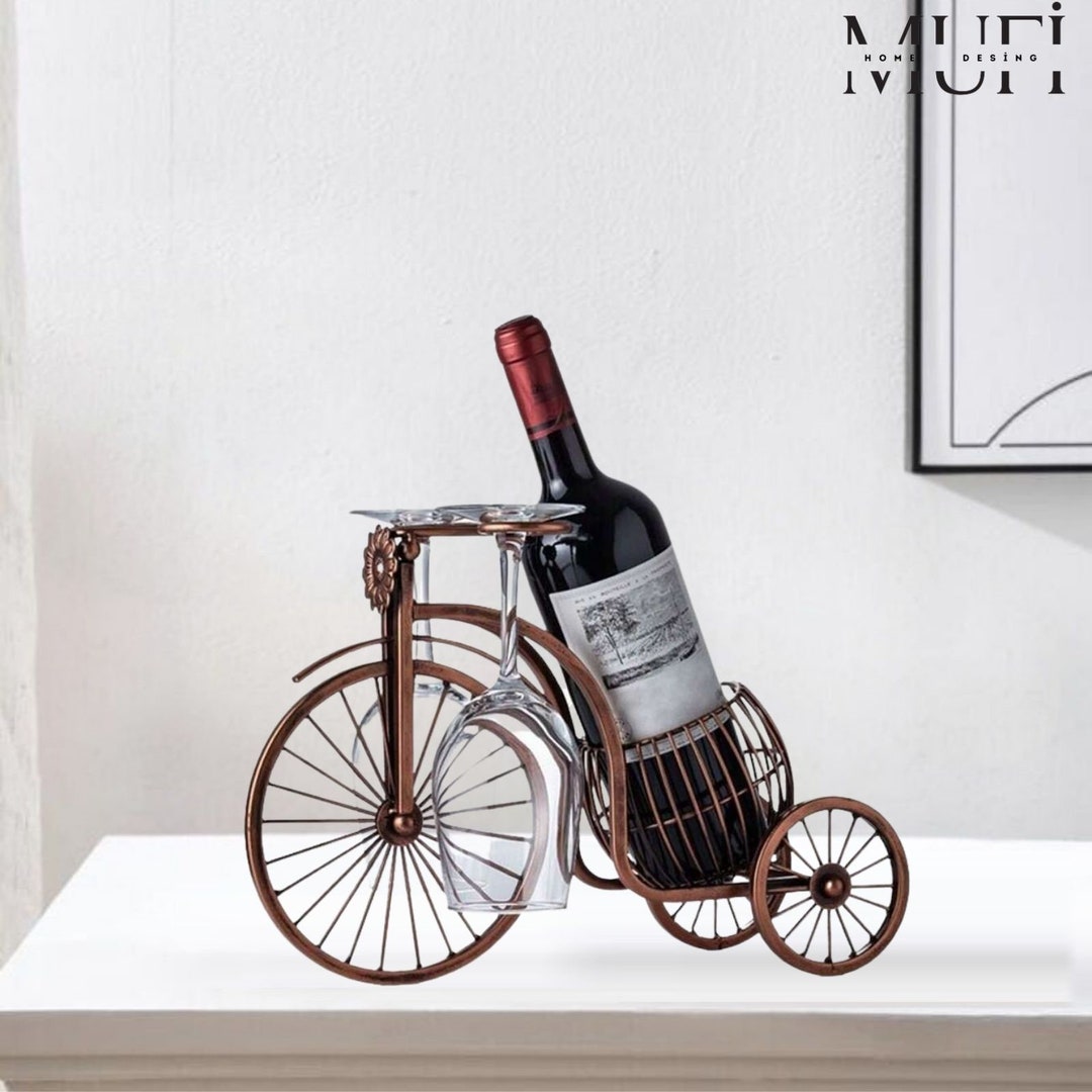 Vintage Wine Display Retro Tricycle Red Wine Rack Bike Rack - Etsy