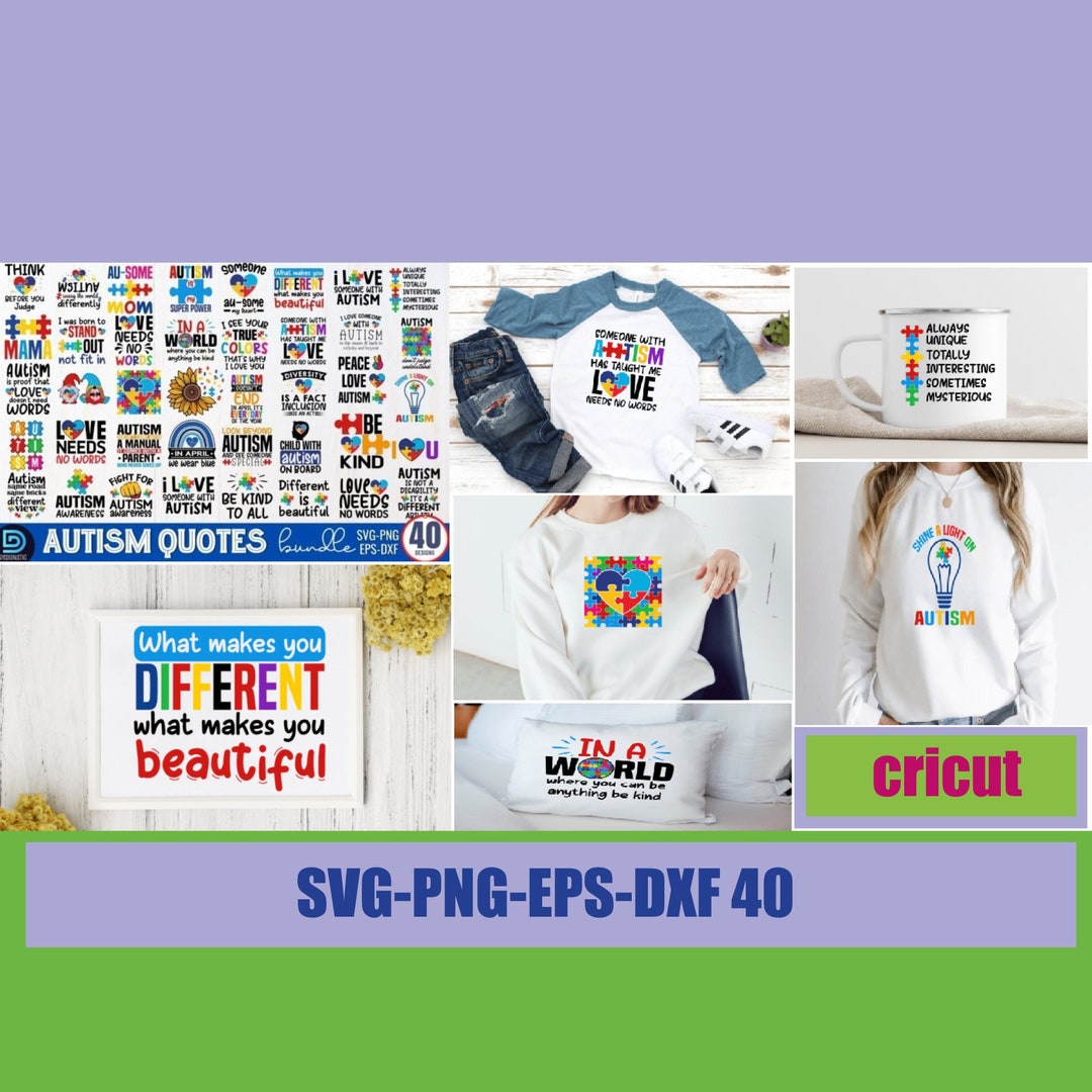 Autism Awareness Svg Png Bundle - Etsy