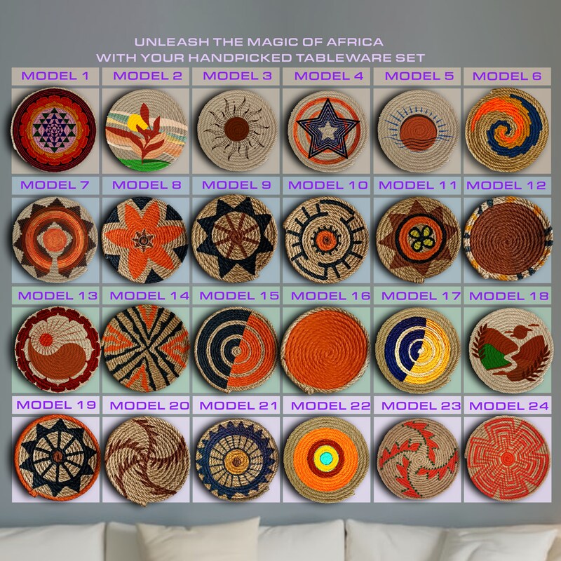 African Baskets Wall - Etsy