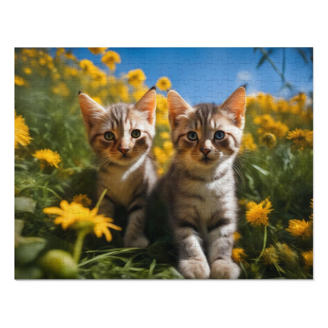 Cute American Shorthair Kittens Jigsaw Puzzle 30 110 252 - Etsy
