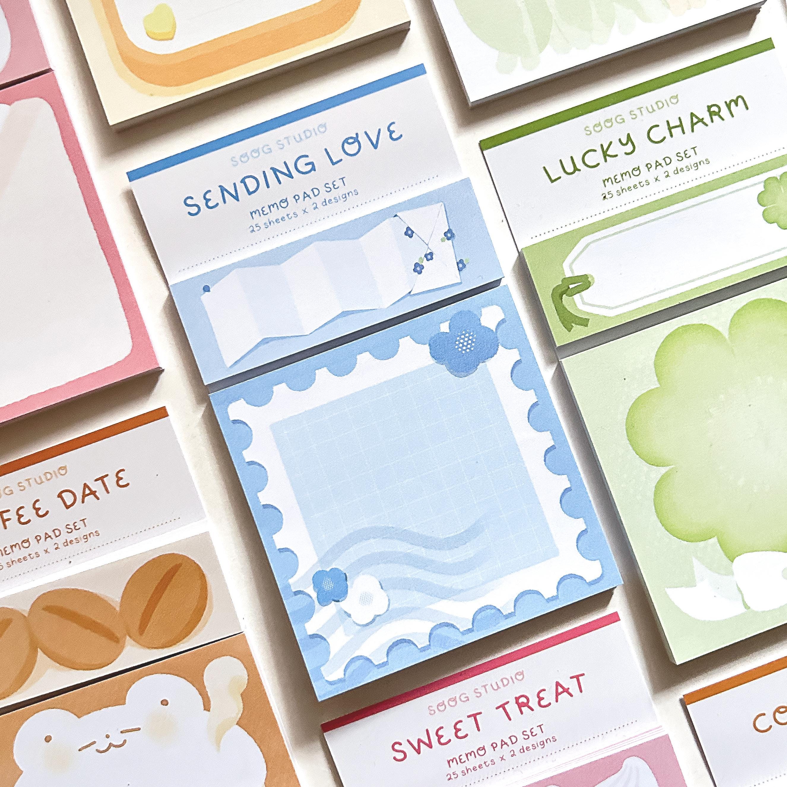 Memo Pad Sets | Cute Themed Notepads for Planning, Diary, Journaling ...