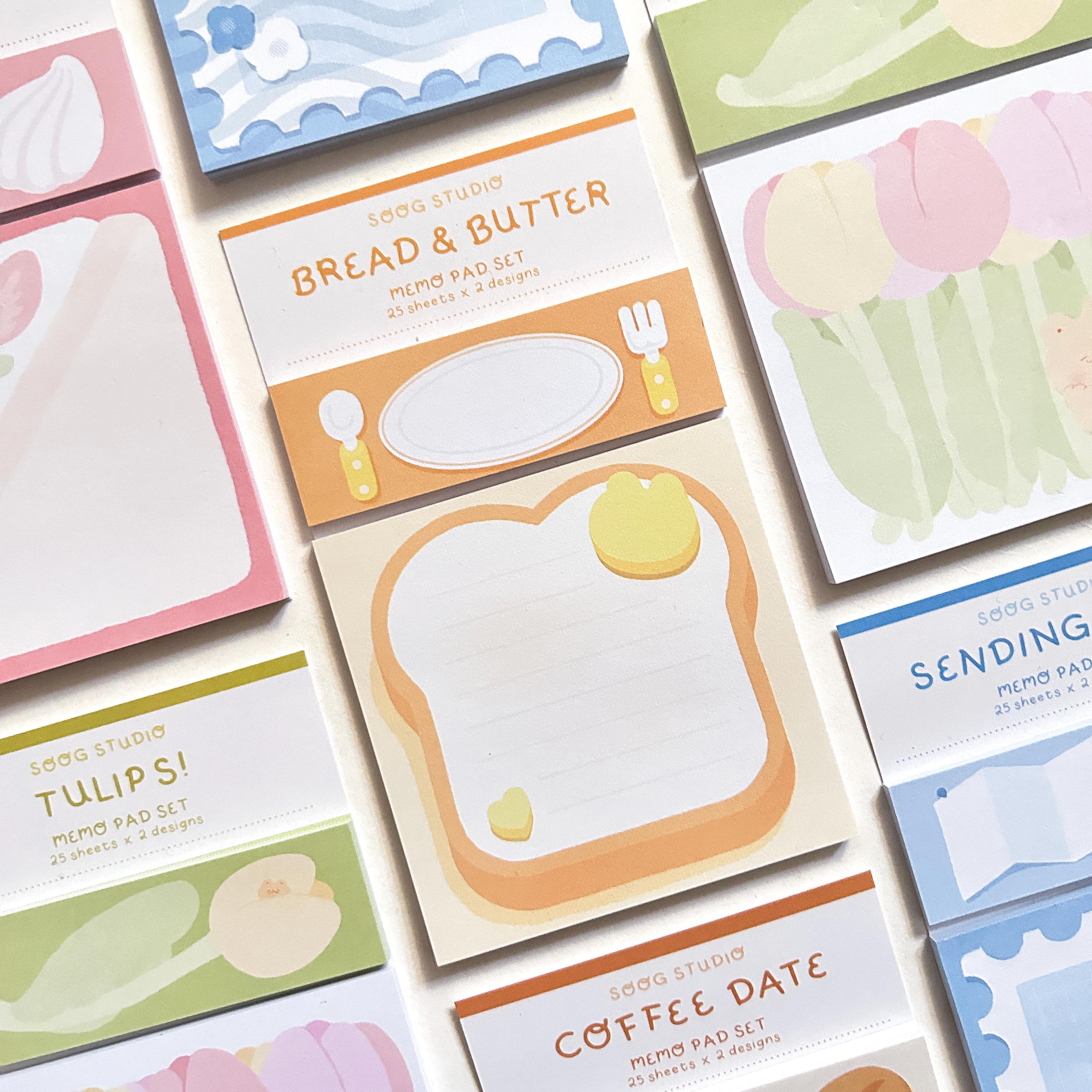 Memo Pad Sets | Cute Themed Notepads for Planning, Diary, Journaling ...