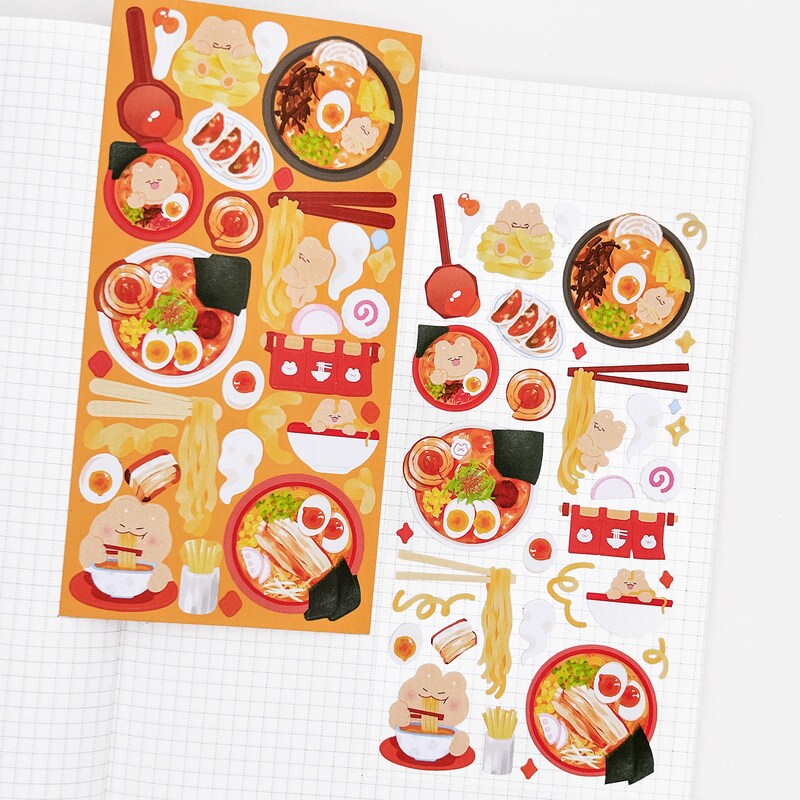 Ramen Stickers - Etsy