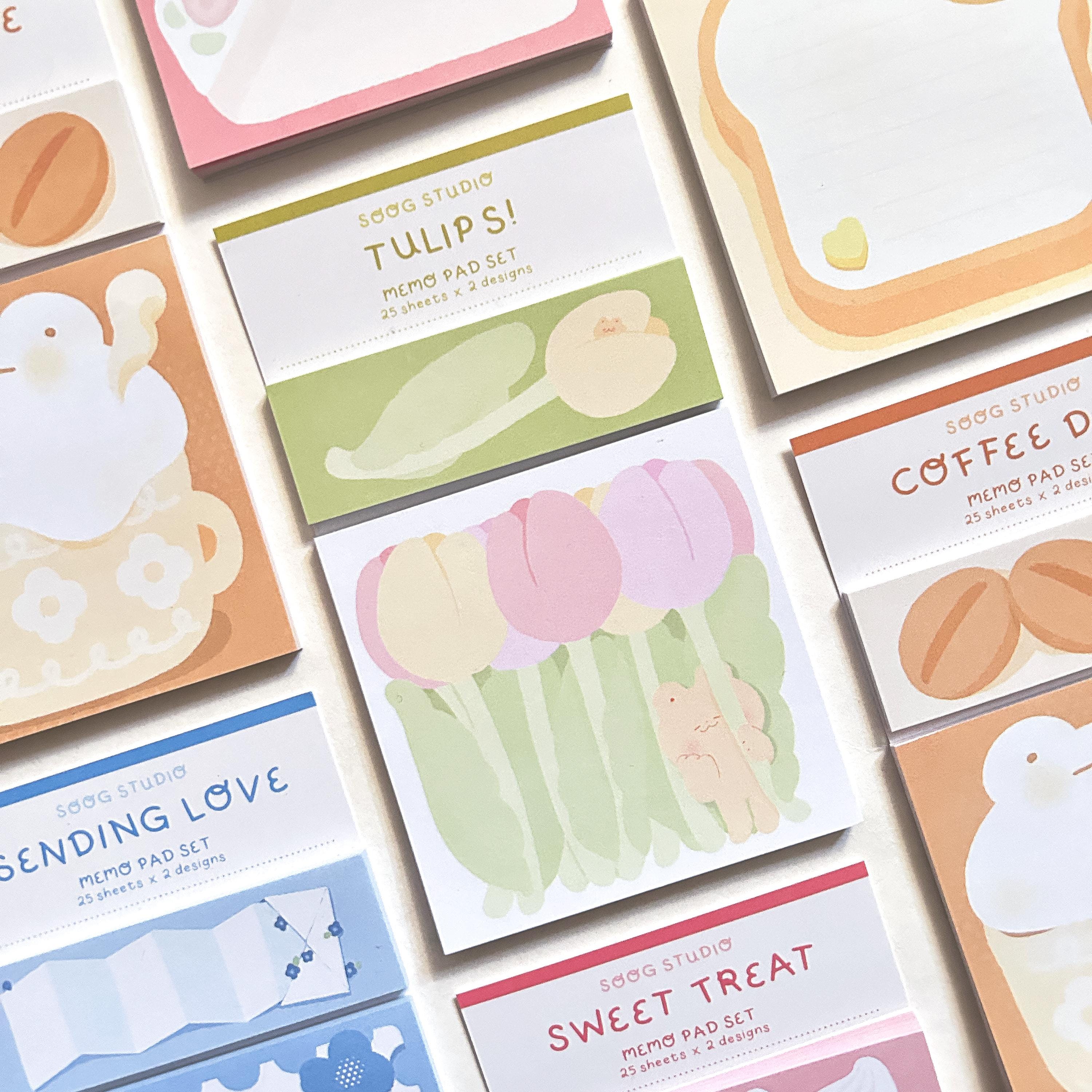 Memo Pad Sets | Cute Themed Notepads for Planning, Diary, Journaling ...