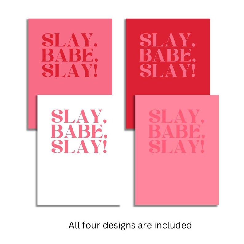 Slay, Babe Printable Wall Art, Digital File Download, Decor - Etsy