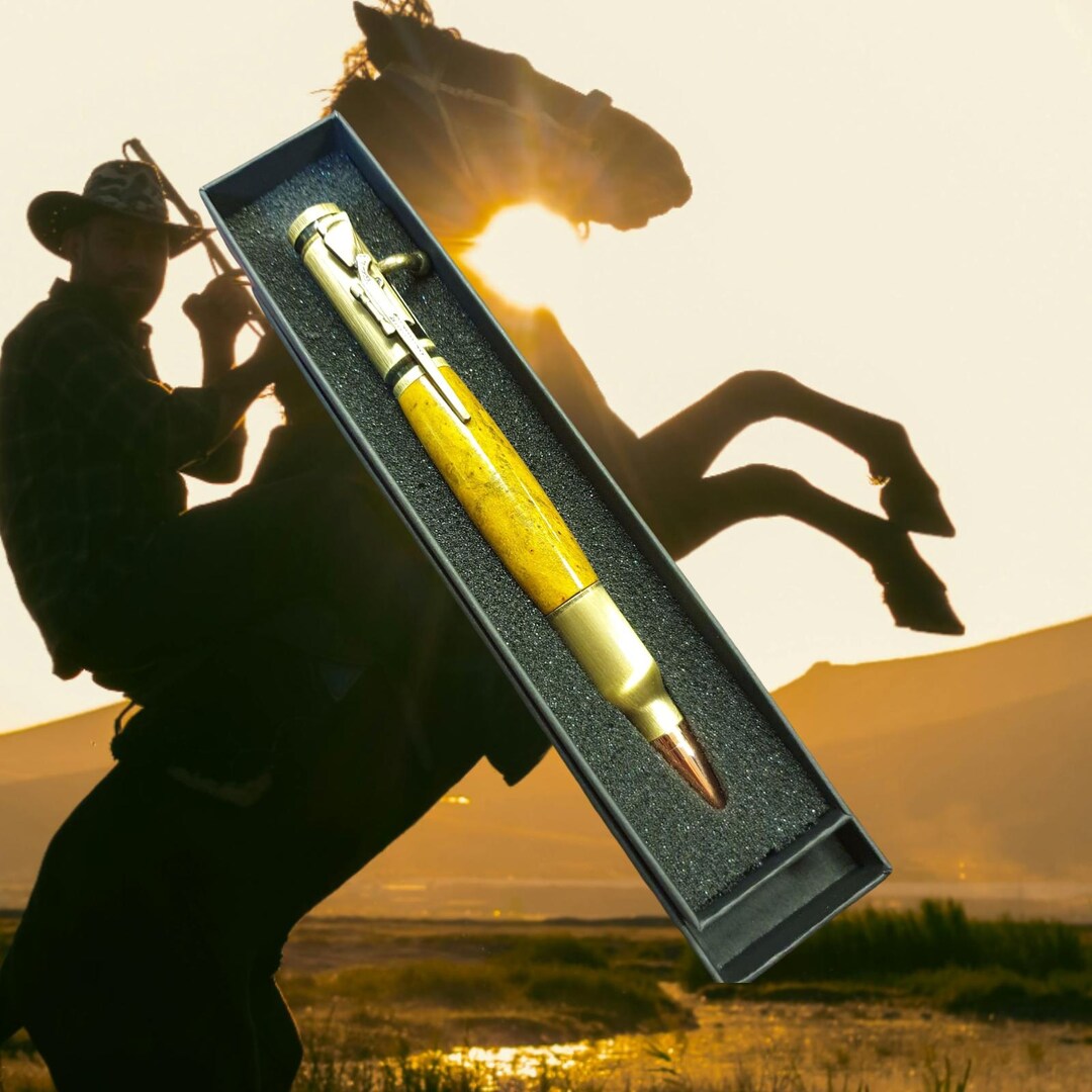 Elite Bolt Action Cowboy Kugelschreiber: Käseholz oder Ebenholz ...