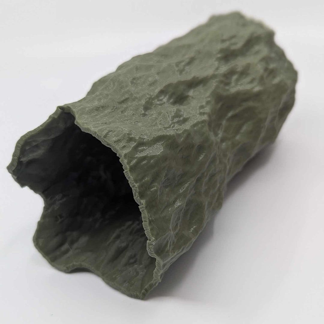 Just A Fake Log Snake Hide / Tall Reptile Frame / Hiding Enrichment ...