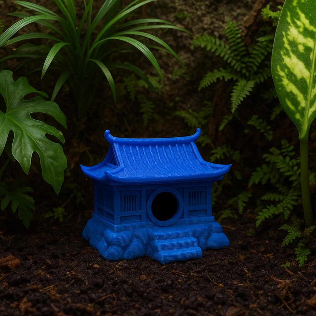 Zen Temple Hide – Japanese Pagoda Terrarium Décor - Etsy