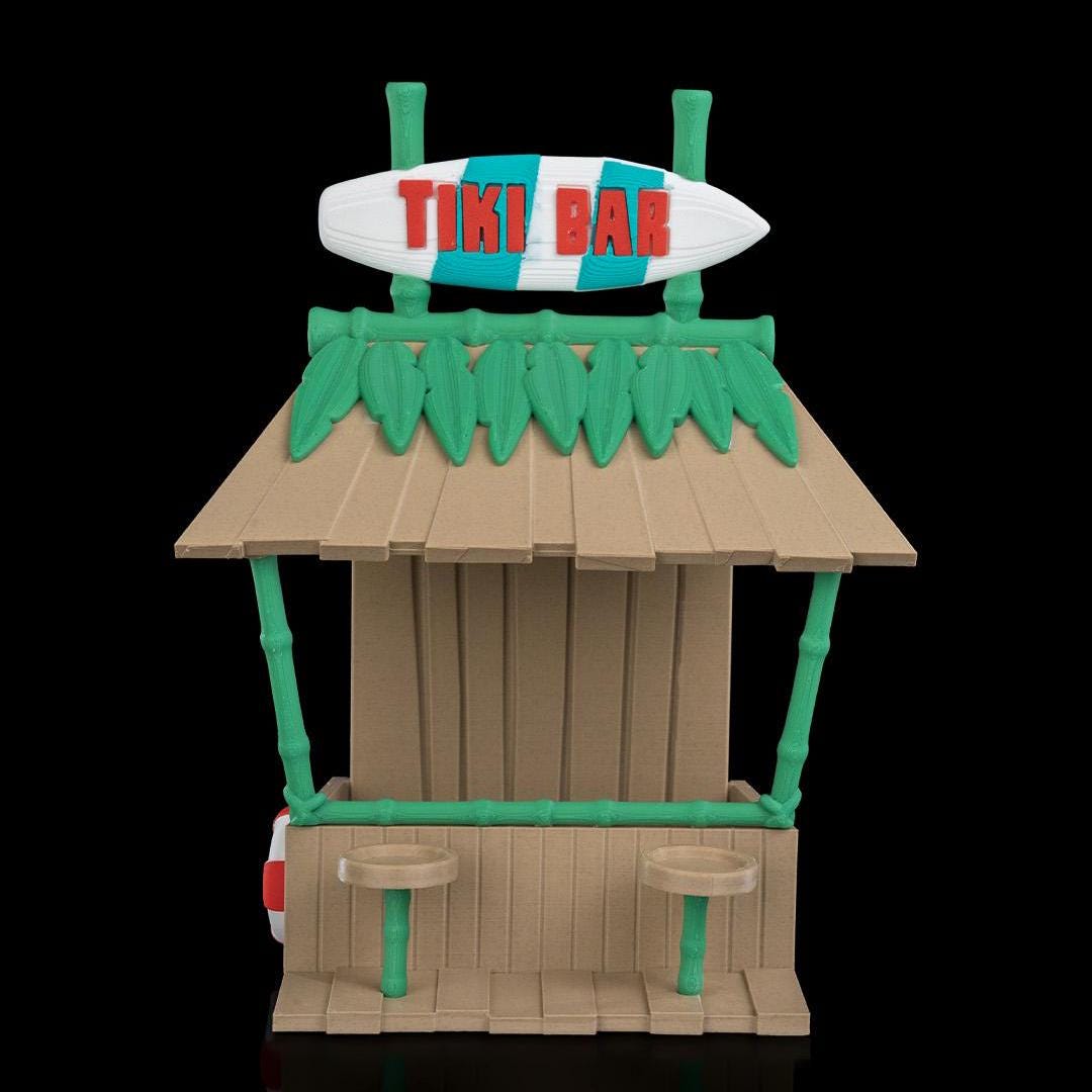 Tiki Bar Bug Feeder: Enrichment Decor Arachnid, Snakes, Reptile ...