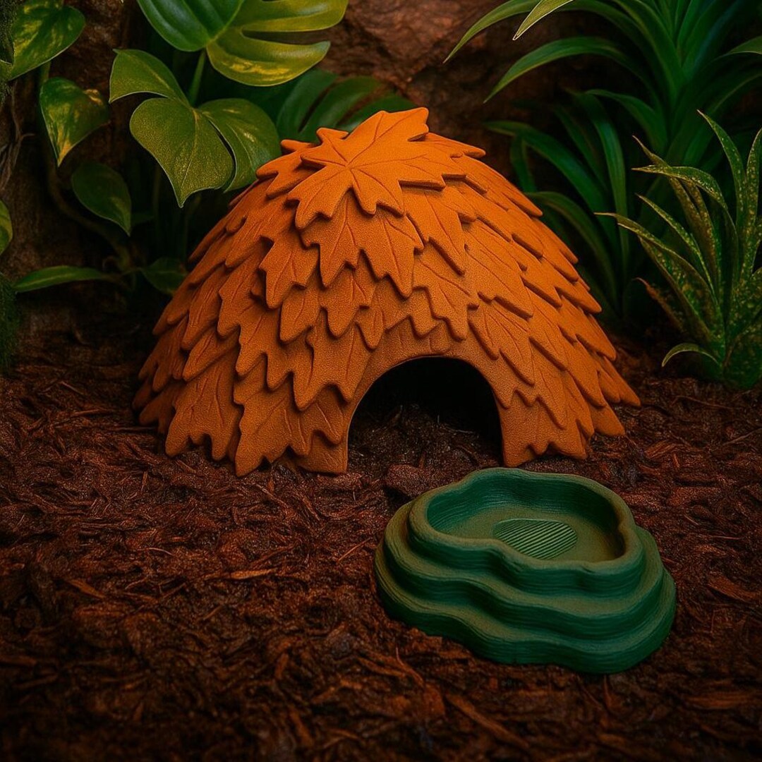 Autumn Leaf Hide – Forest Floor Reptile Decor - Etsy