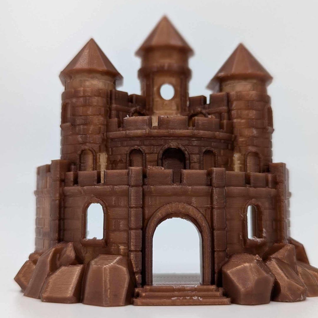 3D Printed Castle Hide: Enrichment-decor Arachnid, Snakes, Reptile ...
