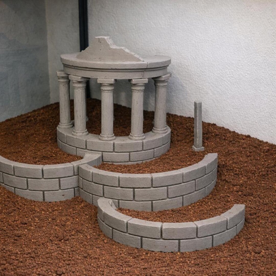 Multi-layer Substrate Support System — Roman Ruins Terrarium Walls ...