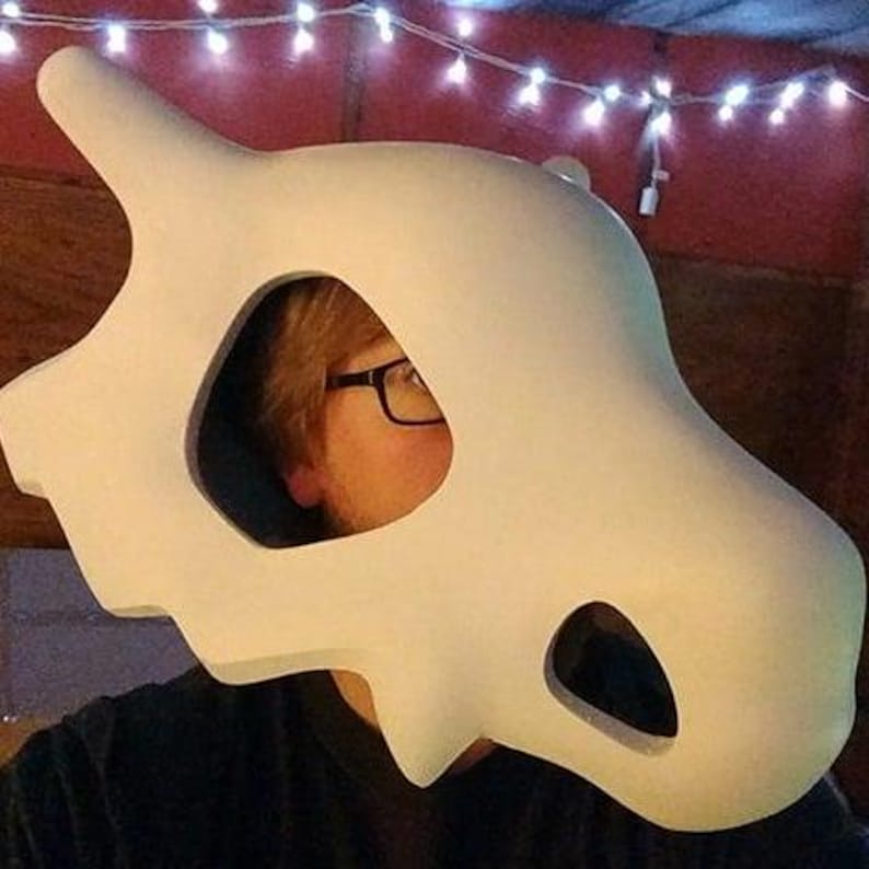 Cubone Dog Mask, 3D Printed Pokemon Pet Costume - Etsy