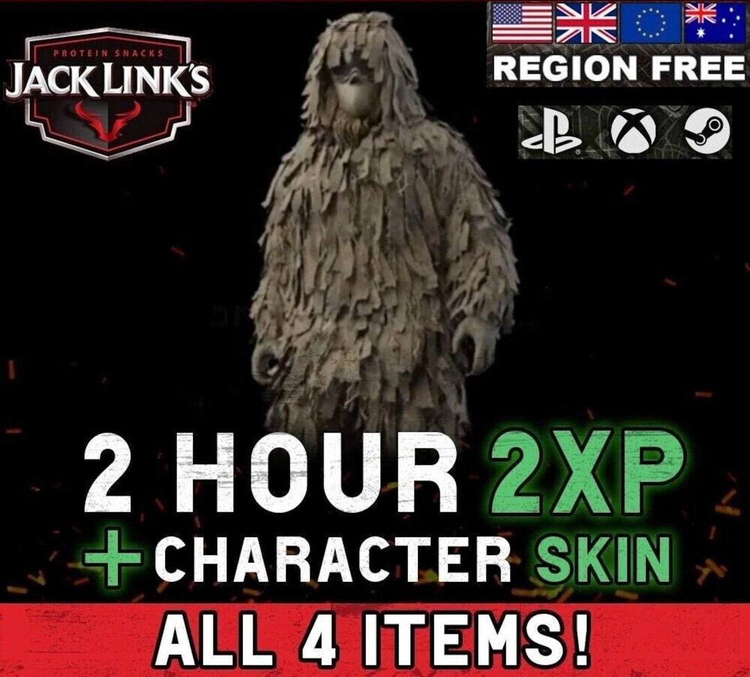 Jacklinks Ghillie Skin Code MW2 Call of Duty Modern Warfare 2 - Etsy ...