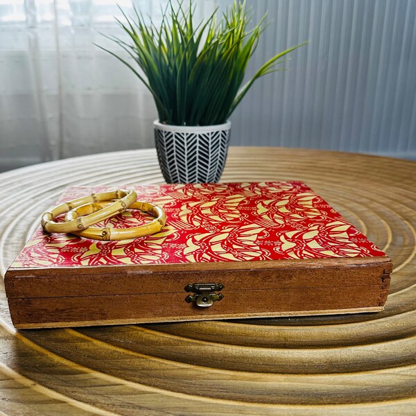 Decorated Cigar Box - Etsy