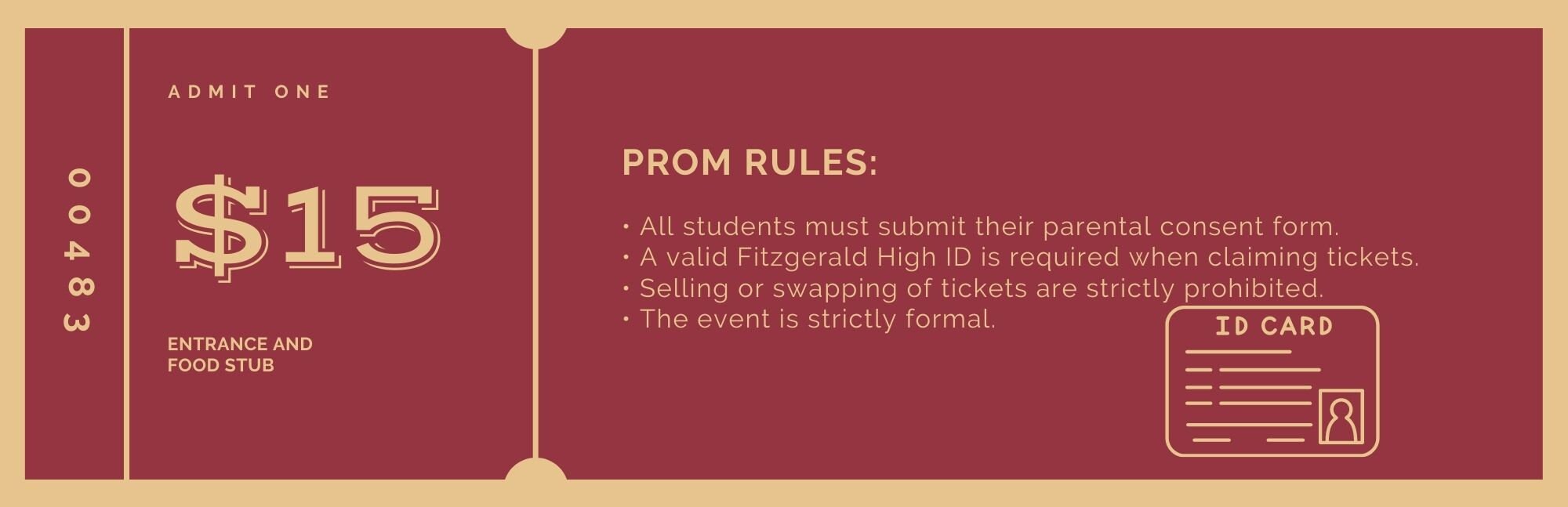 Prom Printable Editable Ticket for Canva, Boarding Pass, Concert Ticket ...