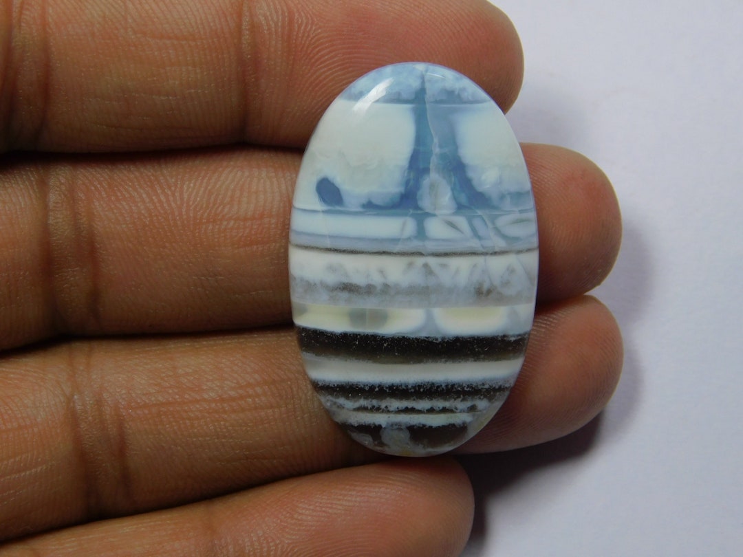 AA Quality Natural Owyhee Blue Opal Gemstone Blue Opal Loose Stone, Low ...