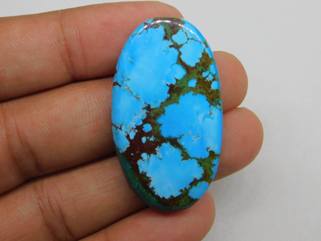 Dazzling Top Grade Quality Blue Turquoise Cabochon Blue Turquoise Loose ...